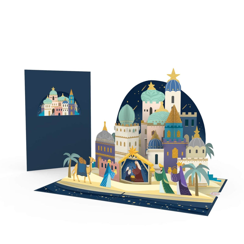 Bethlehem Pop-Up Karte | papercrush